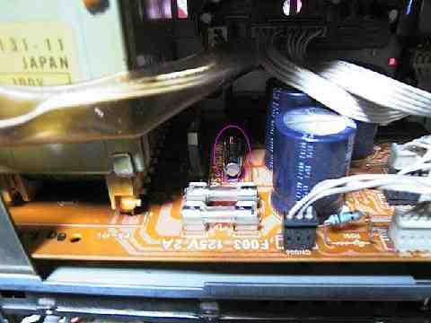 SONY EDV-5000の修理 SONY EDV-5000の修理